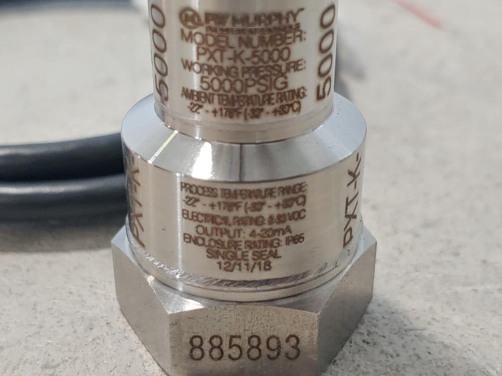 Murphy PXT-K-5000 Pressure Transmitter (05-70-7743)
