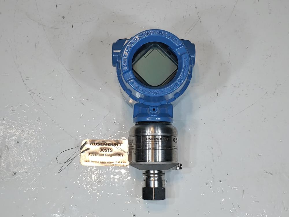 Rosemount Emerson 3051S1TG2A2E11A1ADA2E5M5T1 Pressure Transmitter