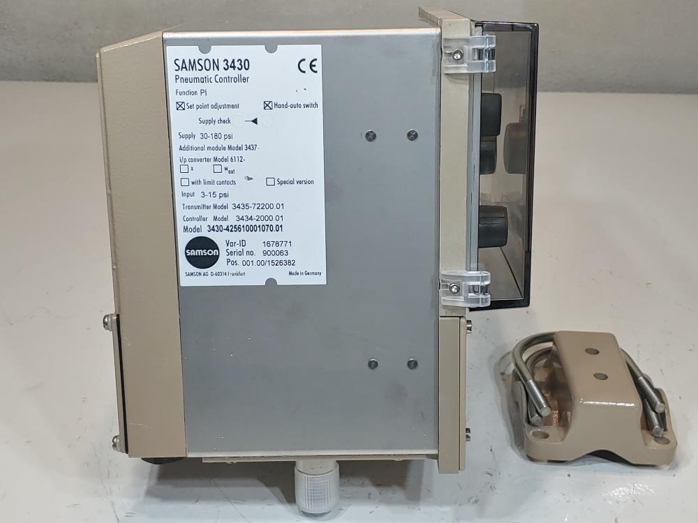 Samson 3430 Pneumatic Controller - Model 3430-425610001070.01