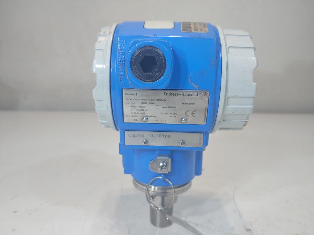Endress & Hauser Cerabar S Pressure Transmitter PMC71-RBC1SBRAAAU