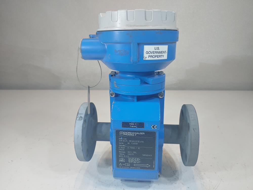 ENDRESS & HAUSER PROMAG F 33FW25-9D4FDD1D21A ( K-Factor: 0.7946/ 10 )