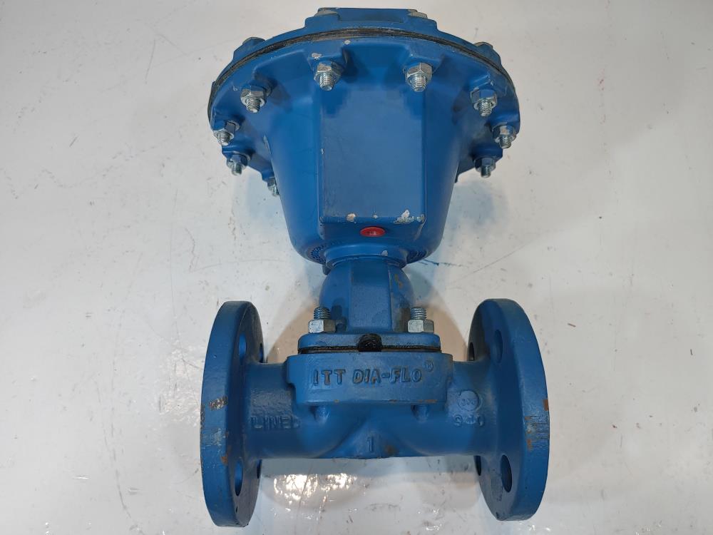ITT Dia-Flo 1/2" Flanged Diaphragm Valve 1-2558--M-34S-3112