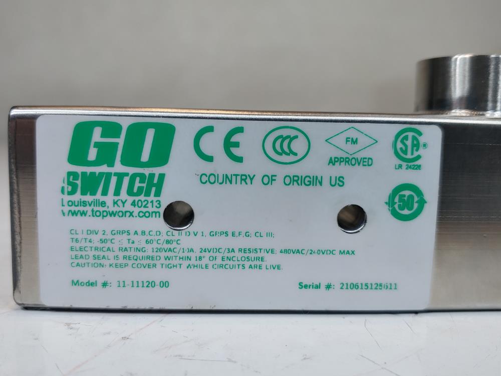 Topworx Go Switch 11-11120-00