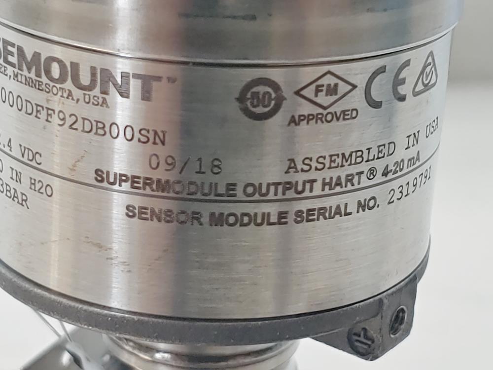 Rosemount 3051 Pressure Transmitter 3051SAL1ST2AA2A1000DFF92DB00SN