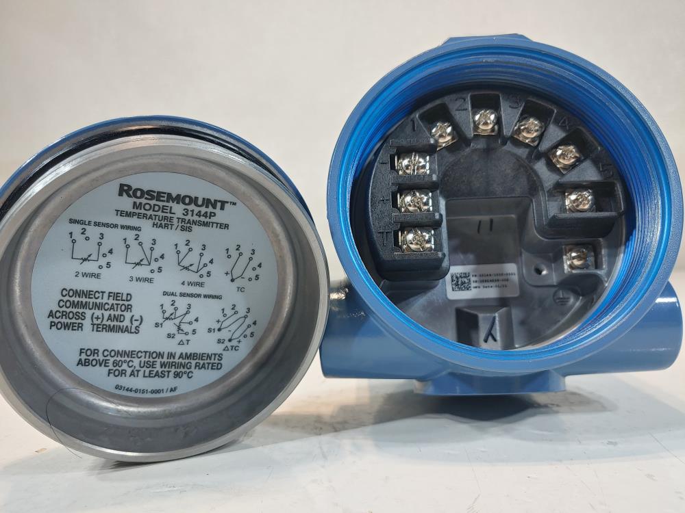 Rosemount Hart 3144P Temperature Transmitter 3144P D1A1E5B5M5A1Q4