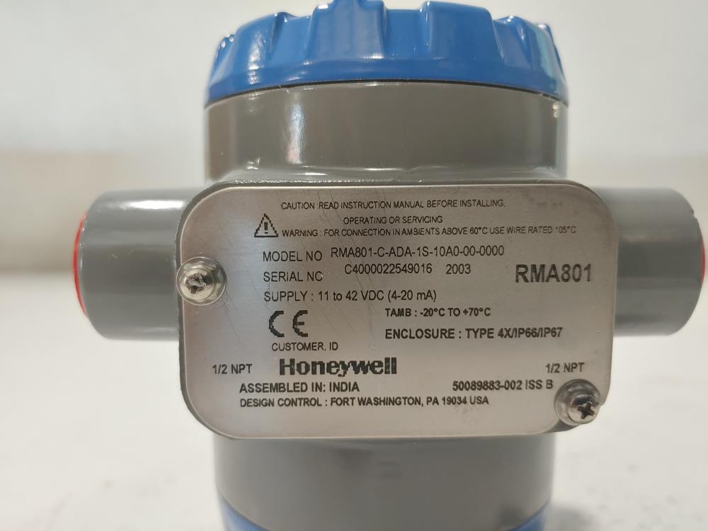 Honeywell Smartline RMA801 Remote Indicator Transmitter RMA801-C-ADA-1S ...