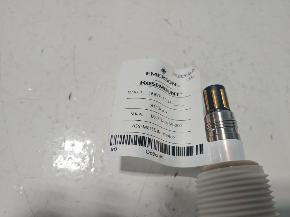 Rosemount Analytical pH/ORP Sensor Model#: 389VP-10-54