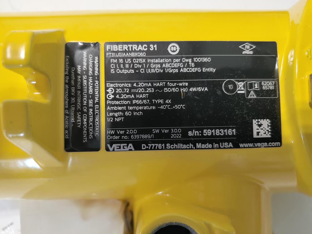 Vega Fibertrac 31Radiometric level sensor FT31UG1AANBX060