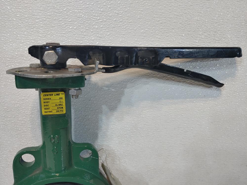 Centerline 4" 200# Series 200 Wafer Butterfly Valve DI/Bronze