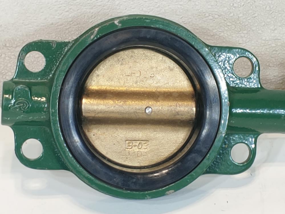 Centerline 4" 200# Series 200 Wafer Butterfly Valve DI/Bronze