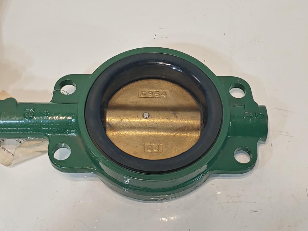 Centerline 4" 200# Series 200 Wafer Butterfly Valve DI/Bronze