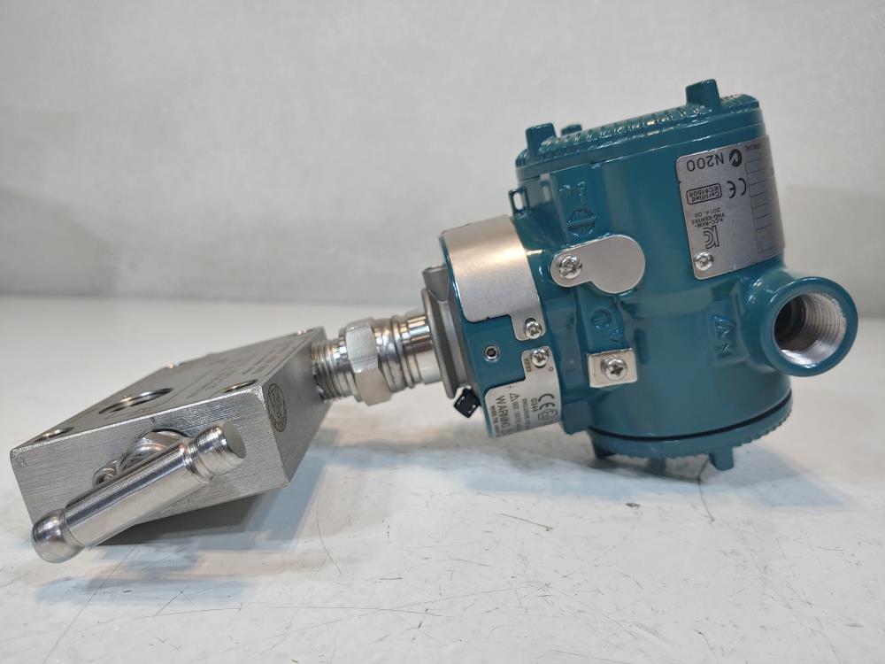 YOKOGAWA S1 DP Harp Transmitter Model: EJX630A w/ Manifold