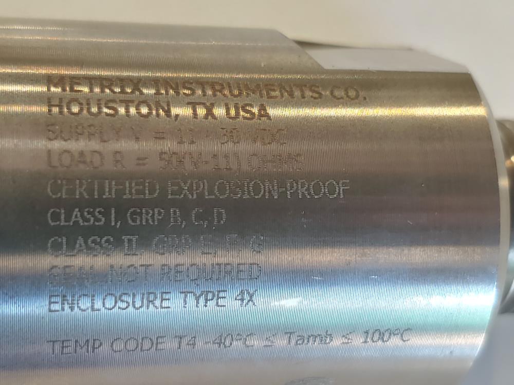 Metrix Seismic Vibration Transmitter Model: ST5484E-121-0120-00