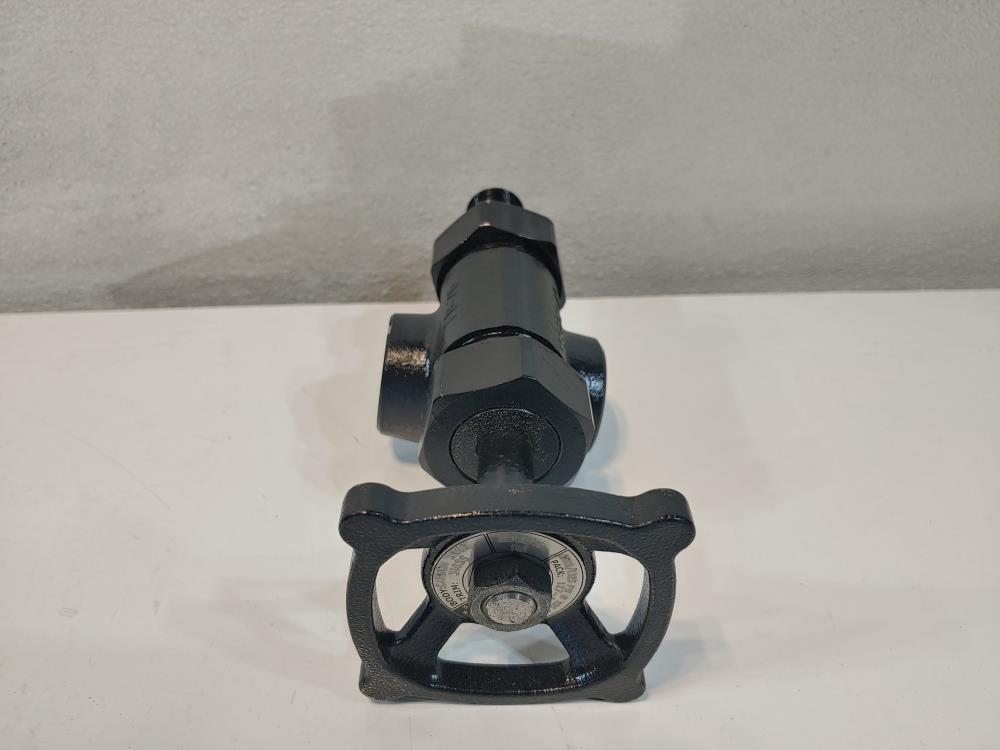 Jerguson 3/4"M X1/2" F X 1/2" F Gagecock Valve, Series 140 (set of 2)