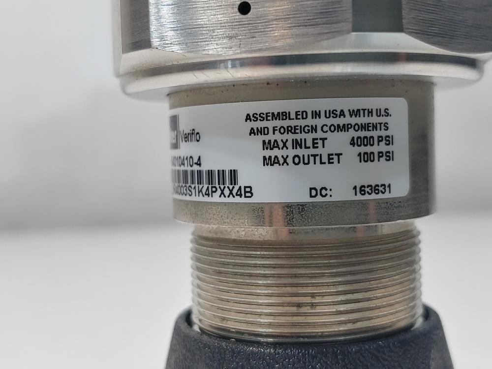 Parker 4 Port Internally Threadless Regulator Model IR4003S1K4PXX4B