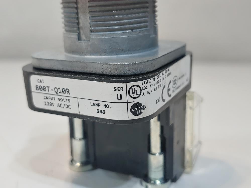 Allen Bradley 30mm Pilot Light 800T-Q10R