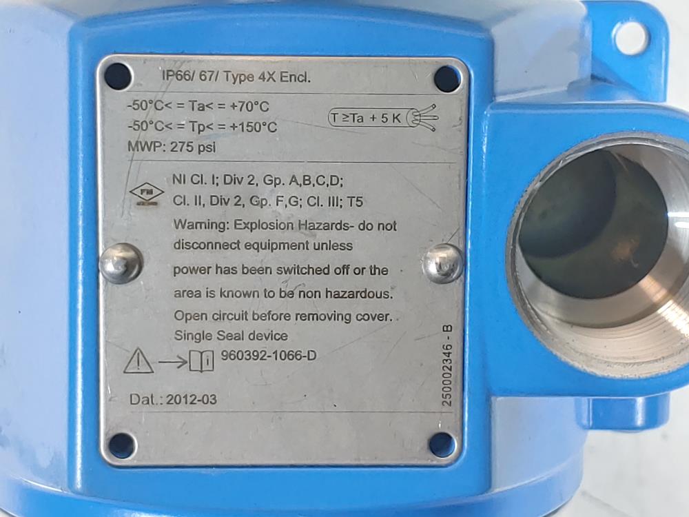 Endress Hauser Liquiphant M Point Level Limit Switch FTL51-RAE2CB1E5A (11")