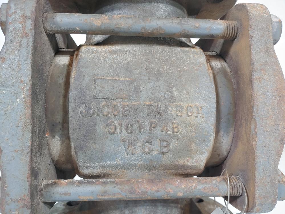 Jacoby Tarbox 4" 300# Plain Flanged WCB Sight Flow Indicator DC24C 36247 A