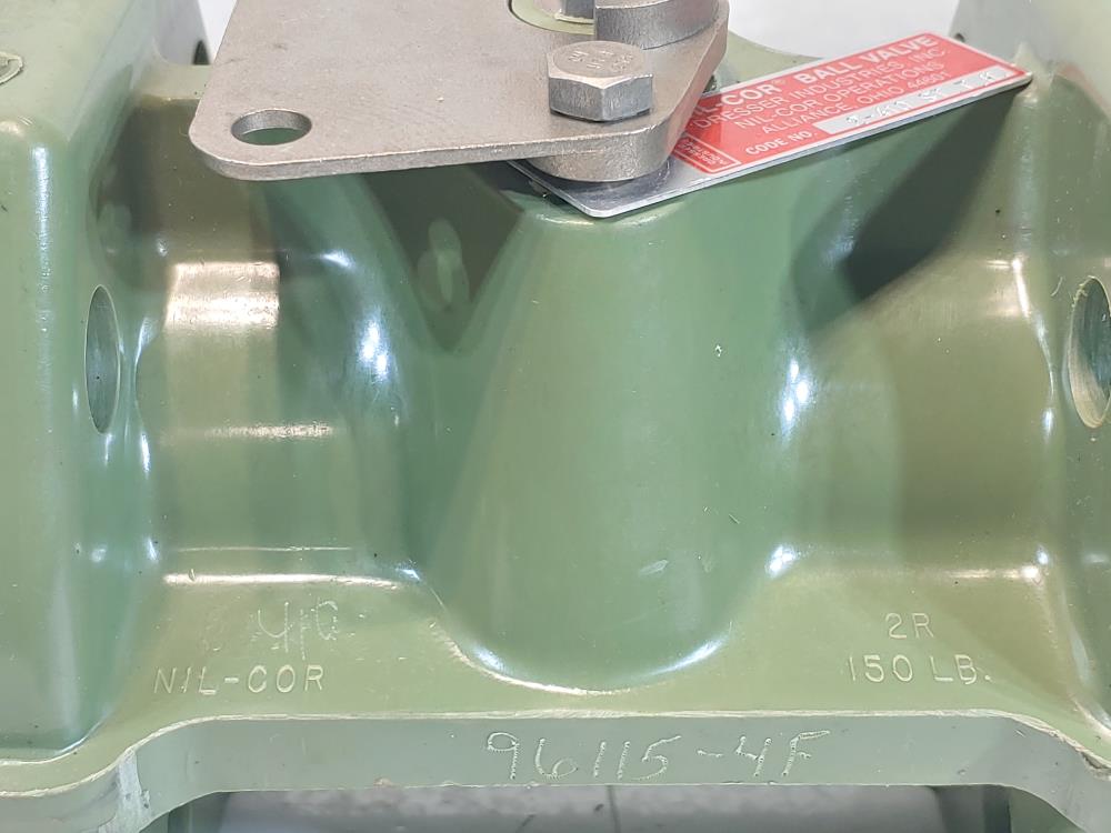 Nil-Cor 2" 150# Fiberglass Ball Valve, Code 2-410 ST T.H.