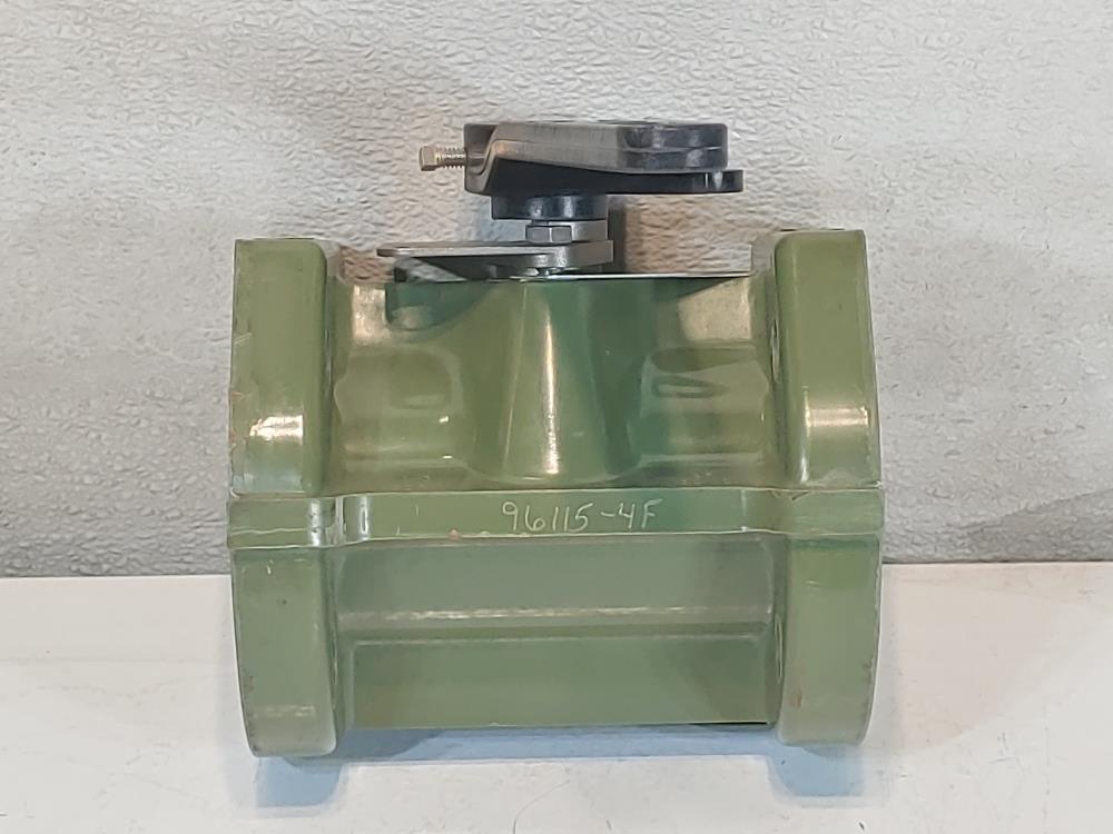 Nil-Cor 2" 150# Fiberglass Ball Valve, Code 2-410 ST T.H.