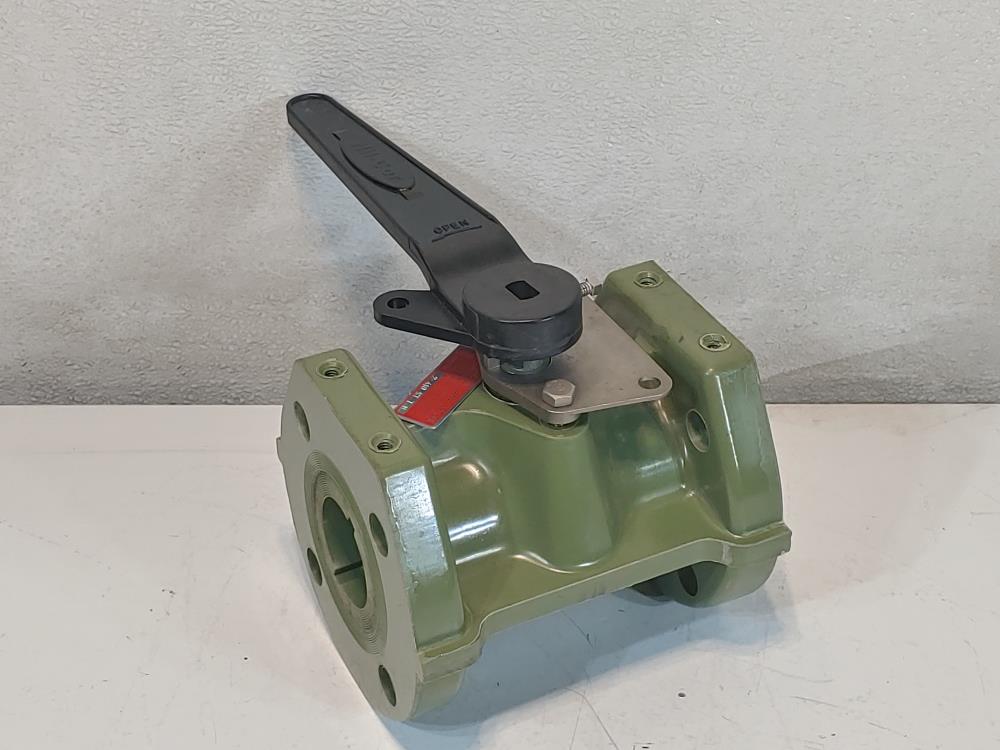 Nil-Cor 2" 150# Fiberglass Ball Valve, Code 2-410 ST T.H.