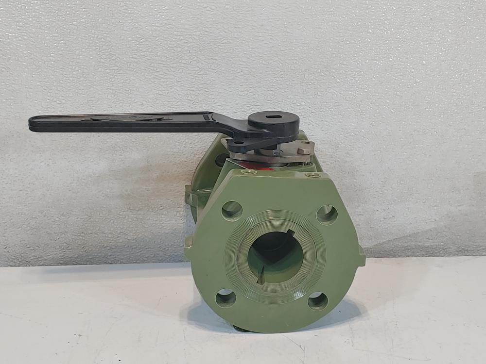 Nil-Cor 2" 150# Fiberglass Ball Valve, Code 2-410 ST T.H.