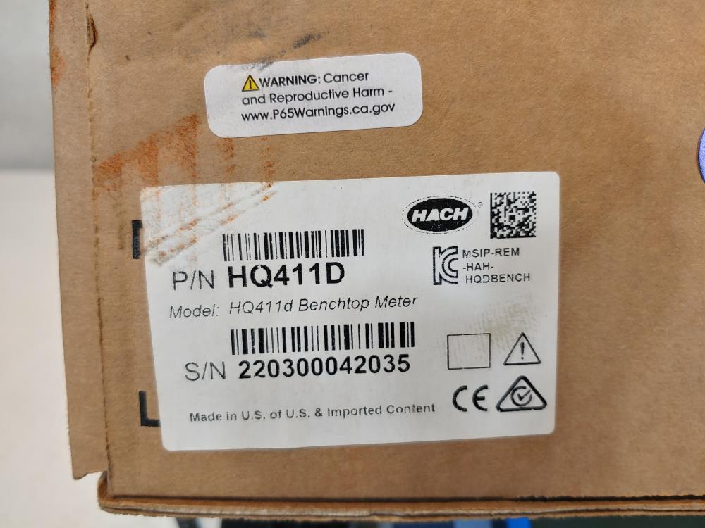 Hach HQd Benchtop pH/mV Meter - HQ411D