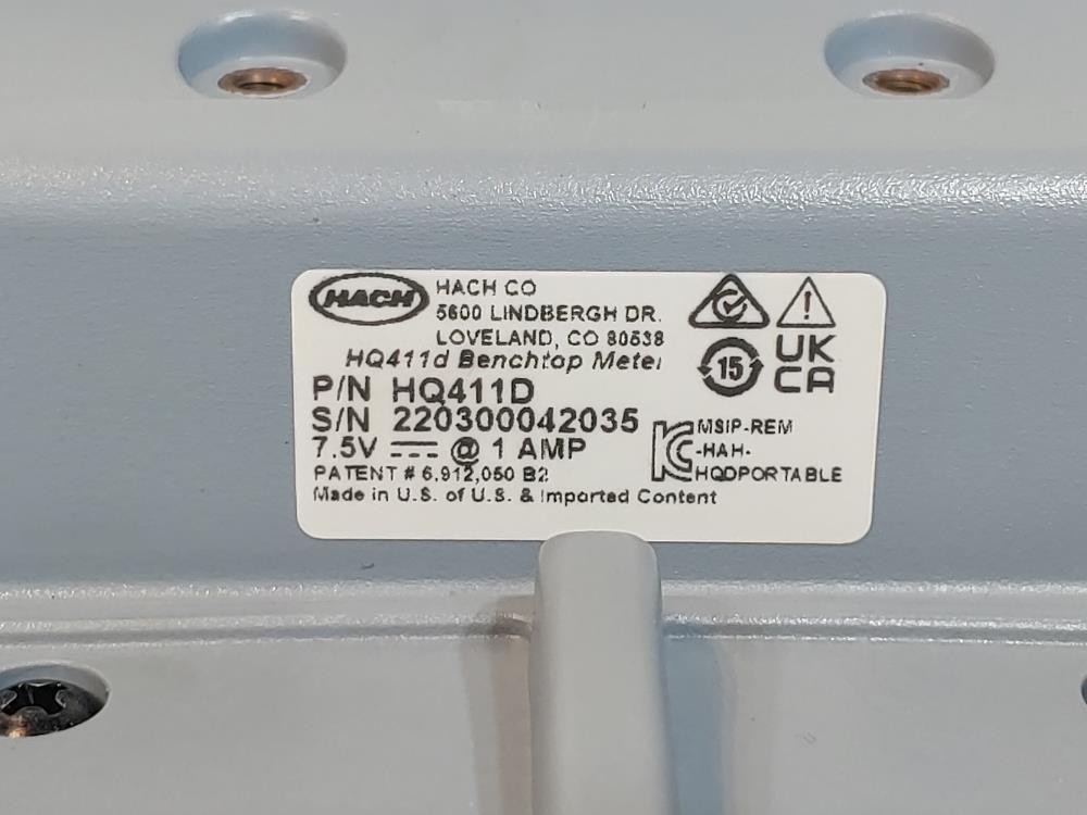 Hach HQd Benchtop pH/mV Meter - HQ411D