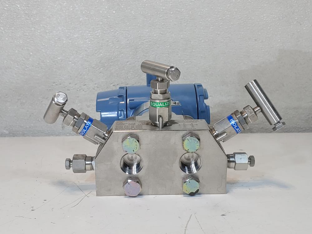 Rosemount 3051 Smart Family Hart Transmitter w/Manifold ...