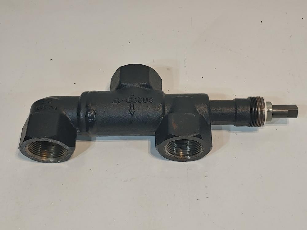 Henry 8025 3-Way Dual Shut-Off Valve 1-1/4" FPT x FPT x FPT