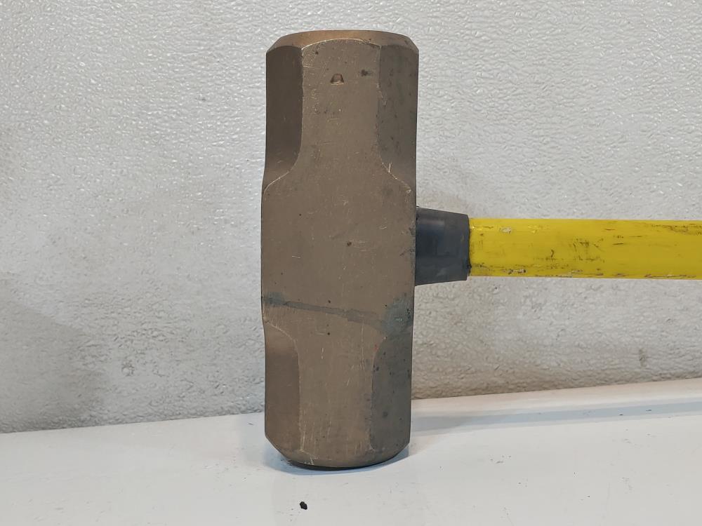 Ampco H-73 Aluminum Bronze, Fiberglass Handle Non-Sparking Sledge Hammer