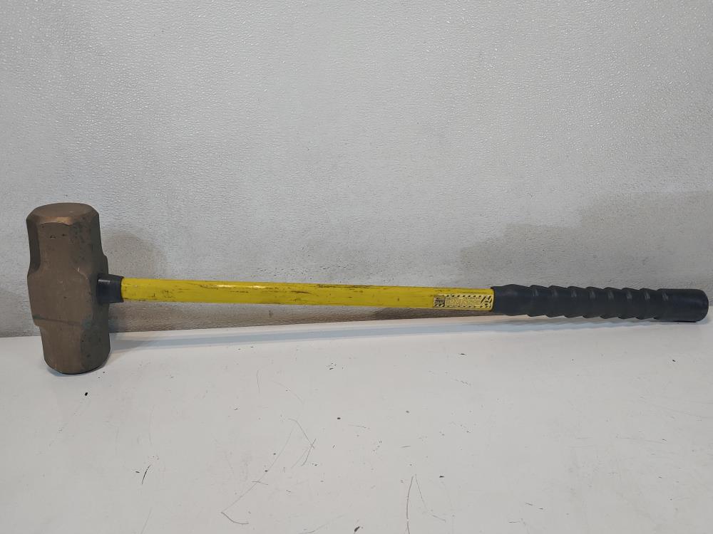 Ampco H-73 Aluminum Bronze, Fiberglass Handle Non-Sparking Sledge Hammer