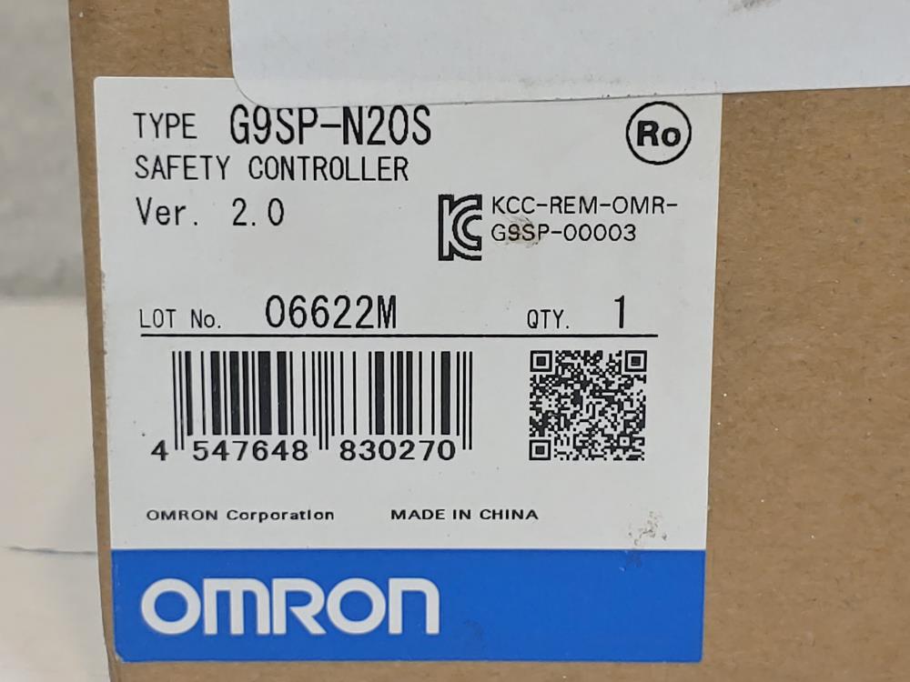 Omron G9SP Safety Controller G9SP-N20S