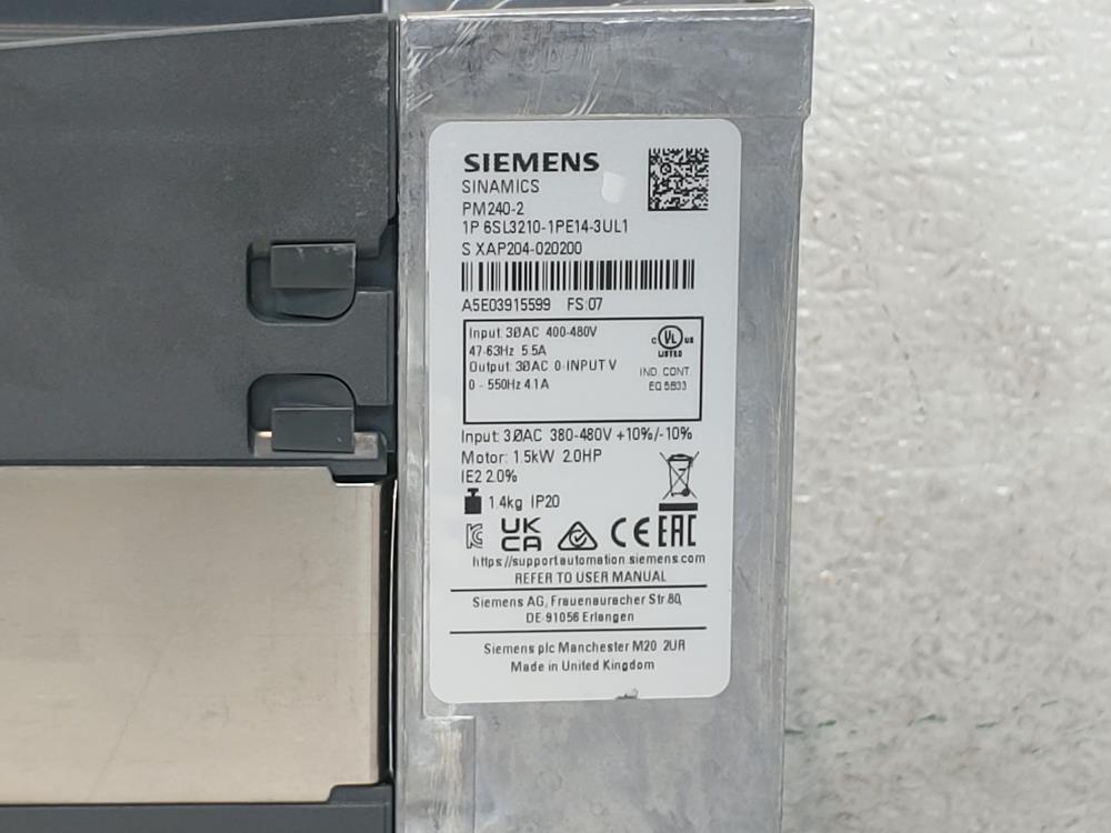 Siemens Sinamics Power Module, Control Unit & Operator Panel - Assembled
