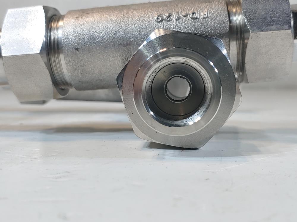 Set of 1/2" x 3/4" Jerguson Stainless Steel Gagecocks MRO103/75