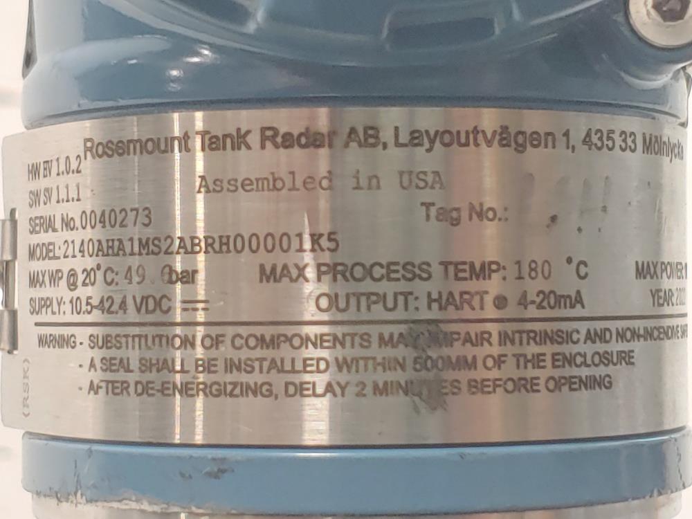 Rosemount Vibrating Fork Level Switch W 2 300 Flange