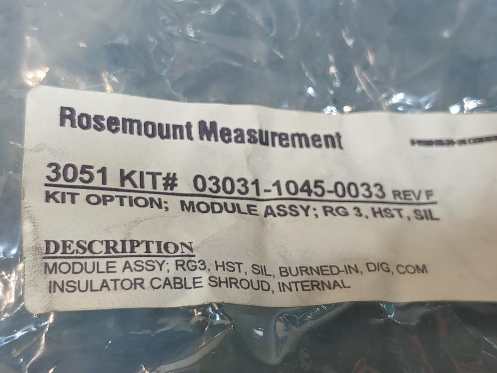 Rosemount 3051C Differential and Gage Sensor Module 03031-1045-0033