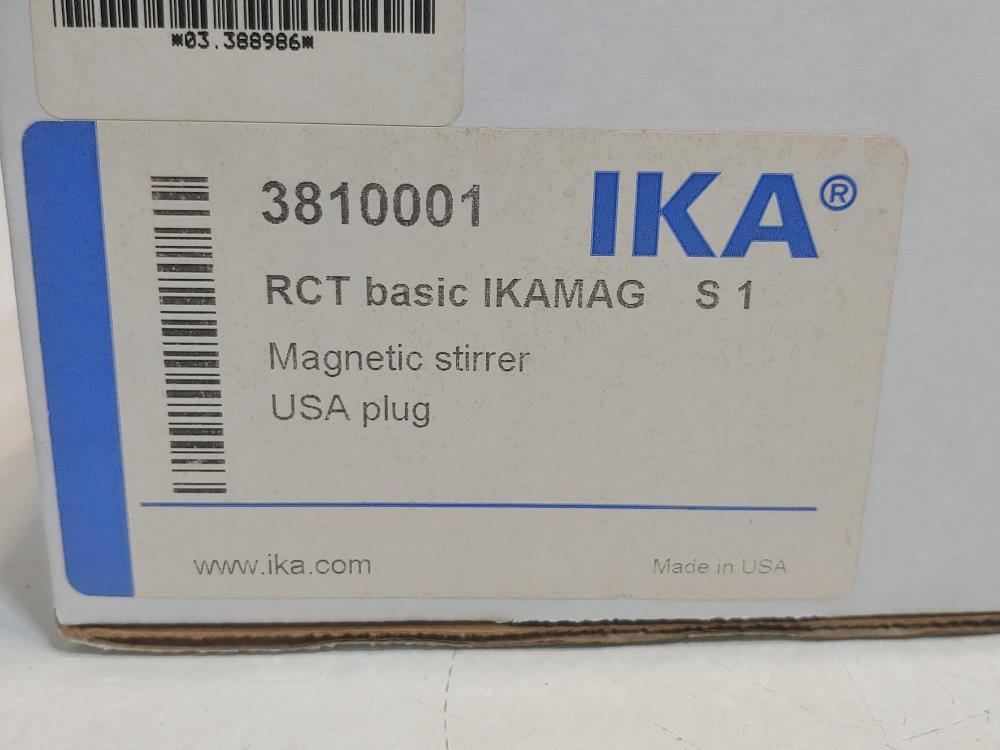IKA RCT B S1 Basic IKAMAG Magnetic Hotplate Stirrer
