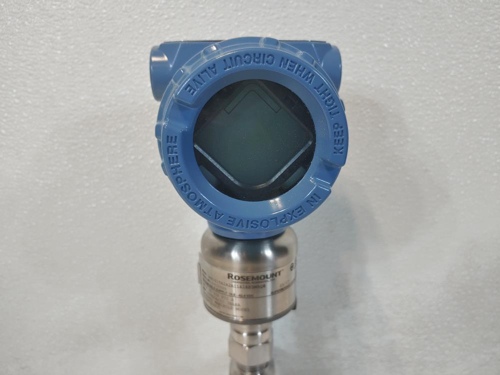 Rosemount 3051S Inline Pressure Transmitter 3051S1TA2A2A11A1AE5M5Q8