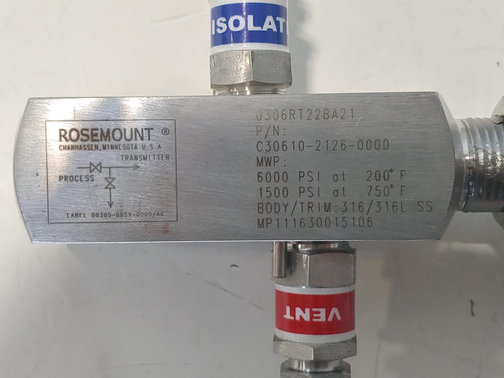 Rosemount 3051S Inline Pressure Transmitter 3051S1TA2A2A11A1AE5M5Q8