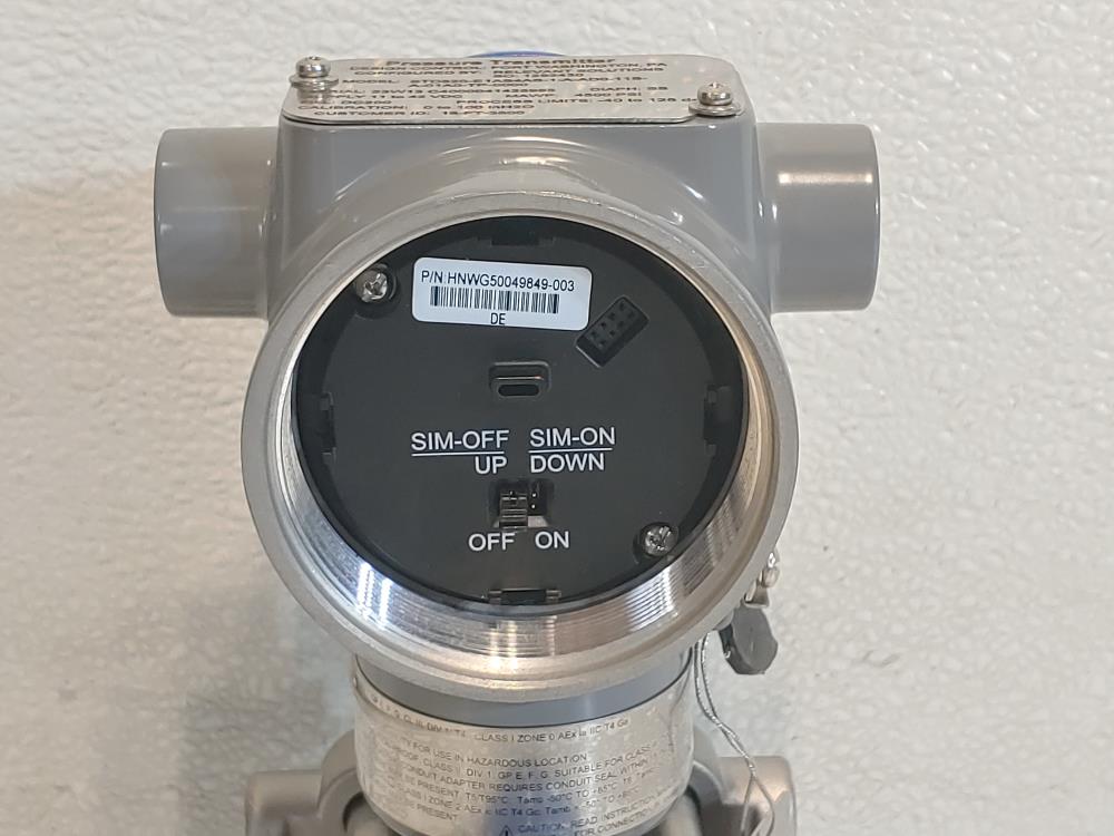 Honeywell STD820 SmartLine Differential Pressure Transmitter STD820 ...