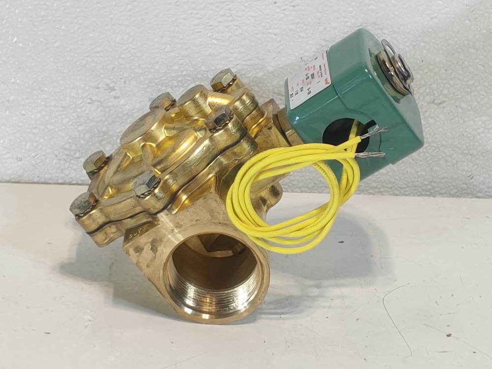 ASCO 1 - 1/2" Brass 2 Way Solenoid Valve 8210D032