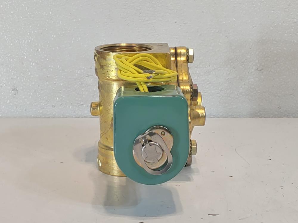 ASCO 1 - 1/2" Brass 2 Way Solenoid Valve 8210D032