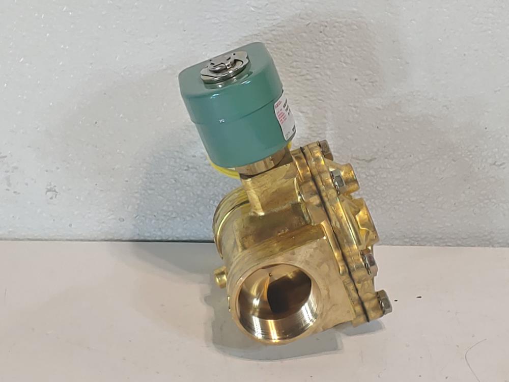 ASCO 1 - 1/2" Brass 2 Way Solenoid Valve 8210D032