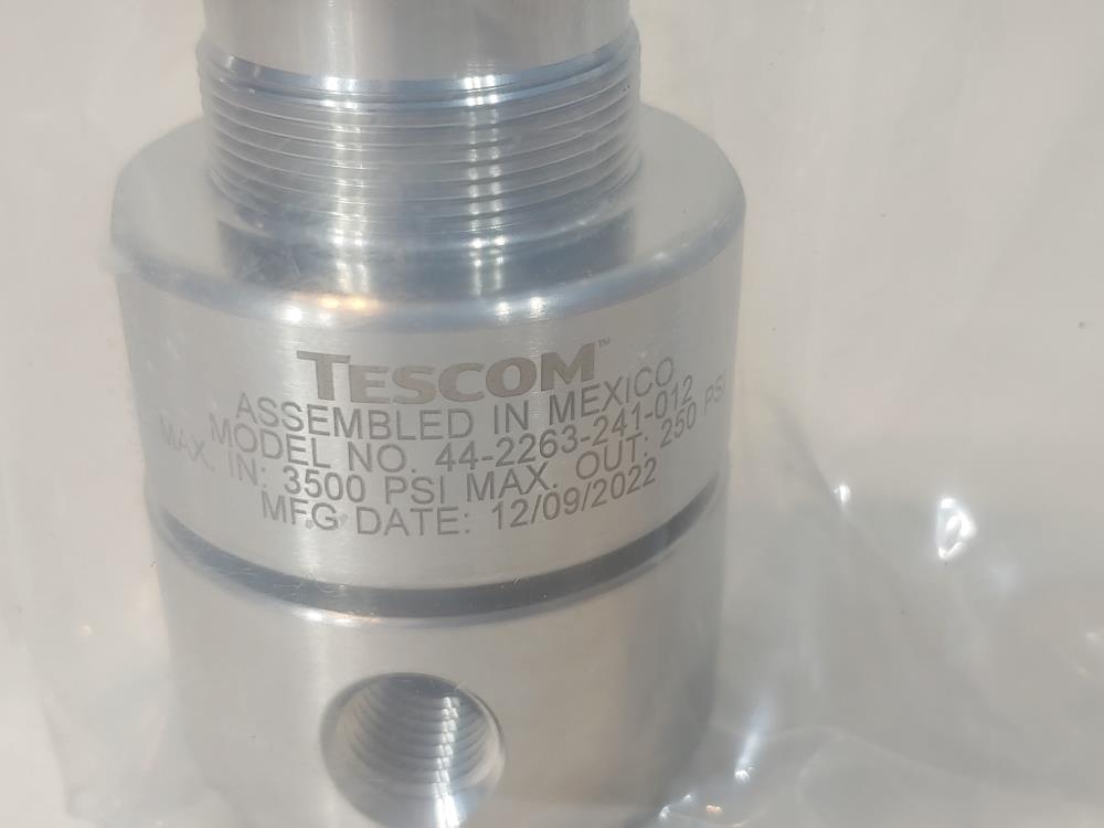 Tescom 44-2263-241-012 Pressure Reducing Regulator SS