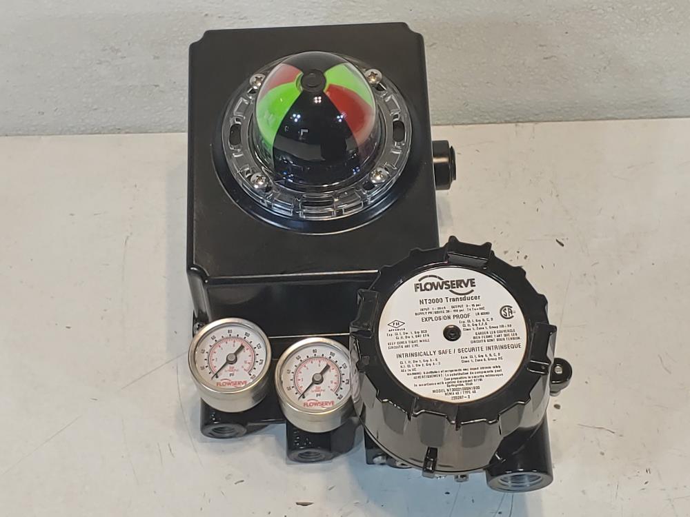 Flowserve APEX 8000 Positioner, NT3000 Transducer w/Gear Manual Override