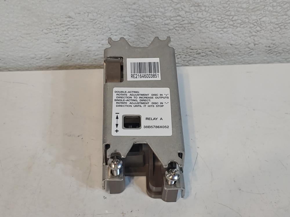 Fisher Double Acting Relay Assembly 38B5786X052