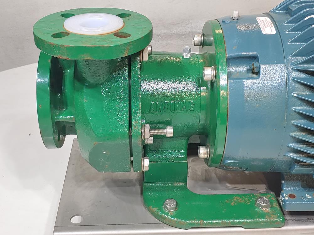 ANSIMAG Sundyne 1.5" x2" Lined Carbon Steel Magnetic Drive Pump KM2156C04AB12115