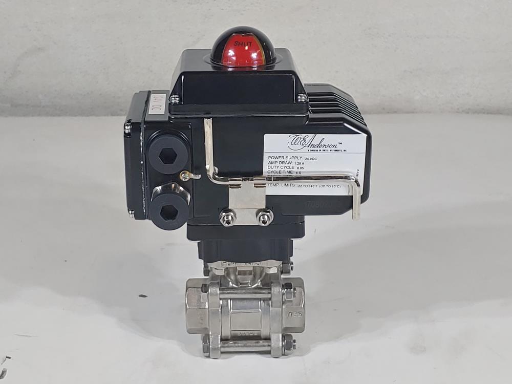 W.E. Anderson Two Position, 3pc Electric Valve WE02-ETD01