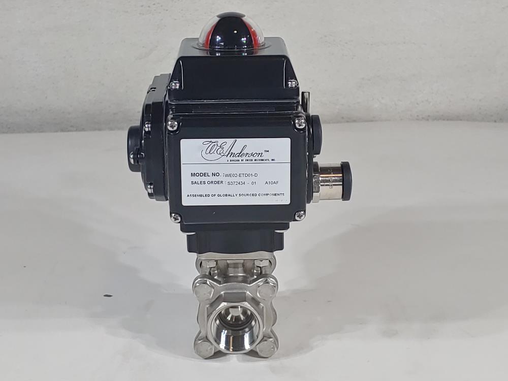 W.E. Anderson Two Position, 3pc Electric Valve WE02-ETD01